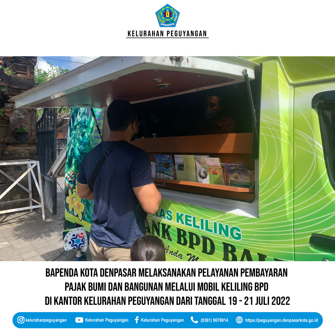 PEMBAYARAN PBB MELALUI MOBIL KELILING BPD BALI - Kelurahan Peguyangan